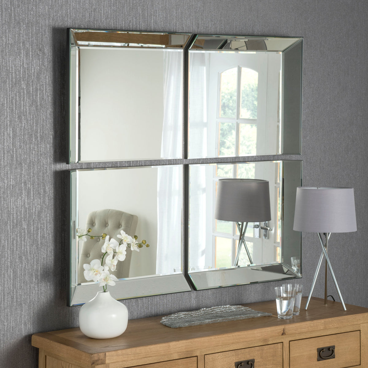 Modular 4 Mirror Panel Combination Mirror – Decorative Mirrors Online