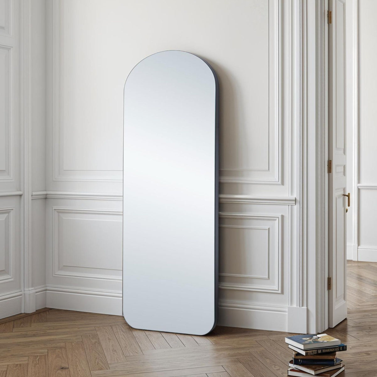 Soho Curved Arch Full Length Mirror Black – Decorative Mirrors Online